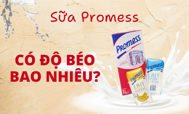 Sữa tươi Promess có độ béo bao nhiêu? - suapromess.vn